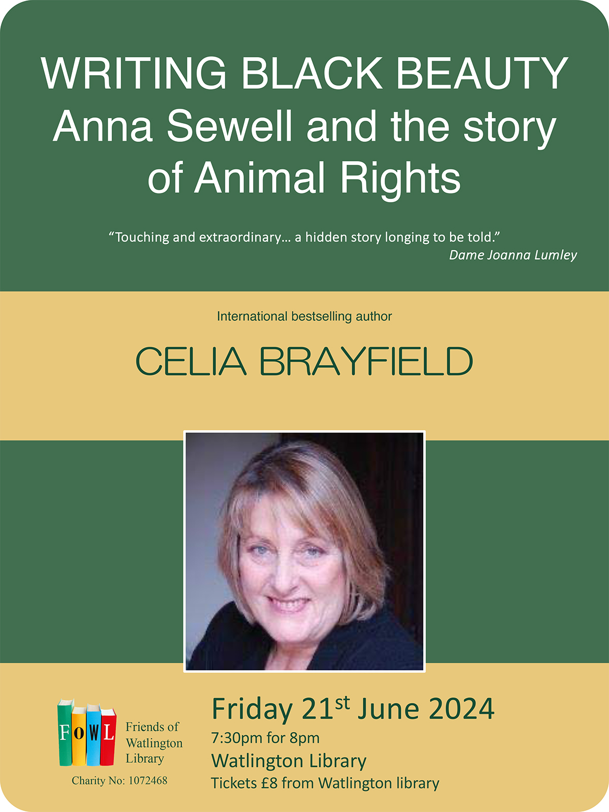 A talk by Celia Brayfield : 21st June – Friends of Watlington Library